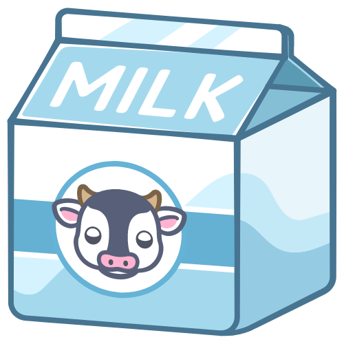 Milk PNG Graphics for Drinks, Breakfast and Food Designs